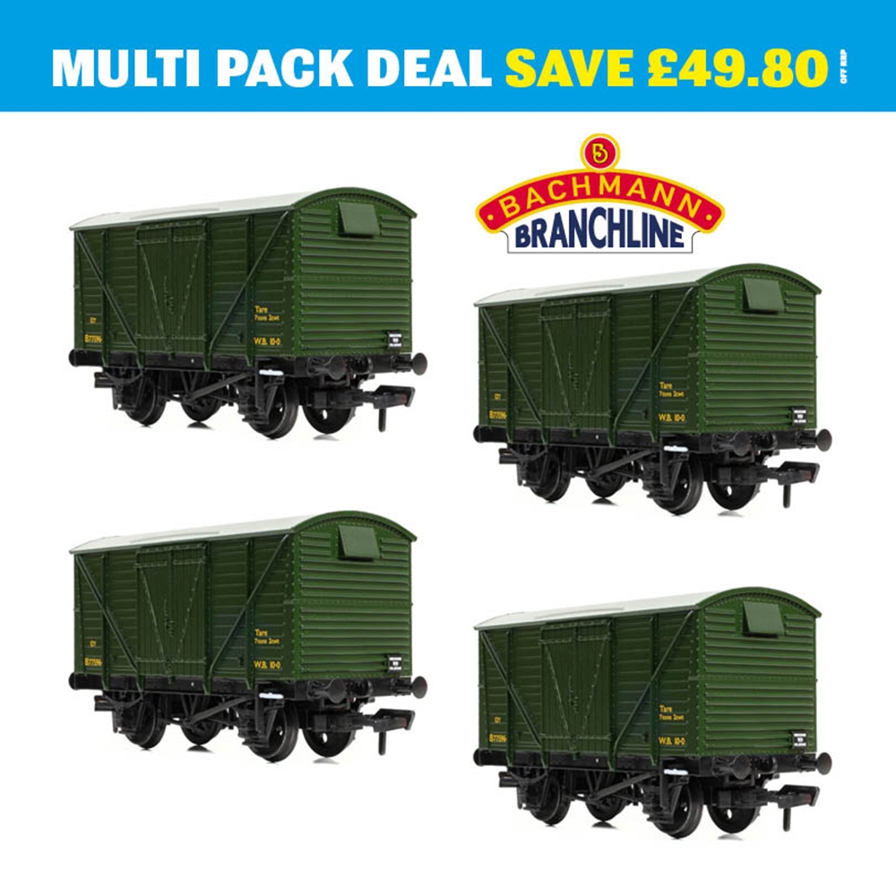 Bachmann Collectors Club - BR 12T Ventilated Van Planked Sides WD ...